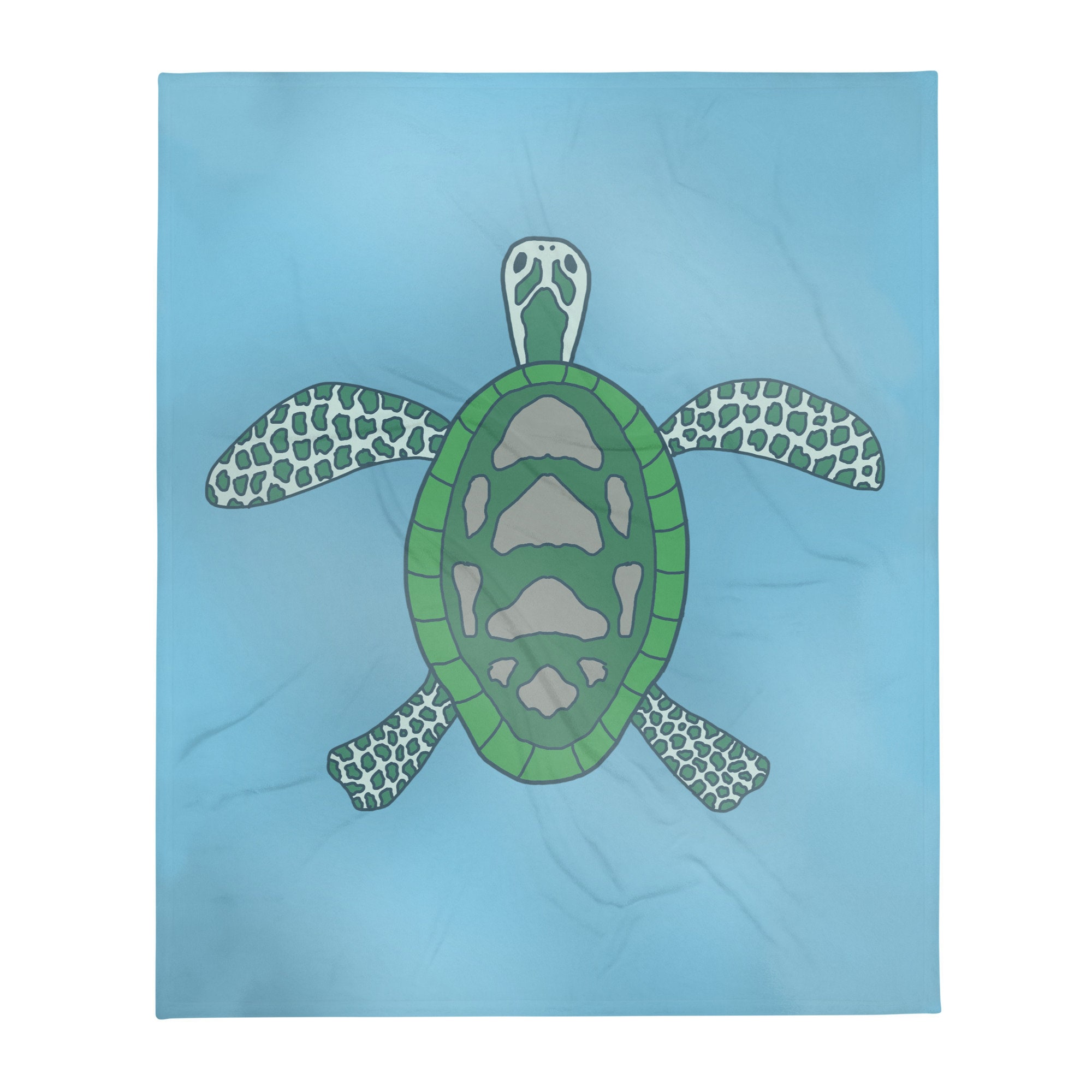 Throw Blanket Sea Turtle January 2023 Collection - Etsy