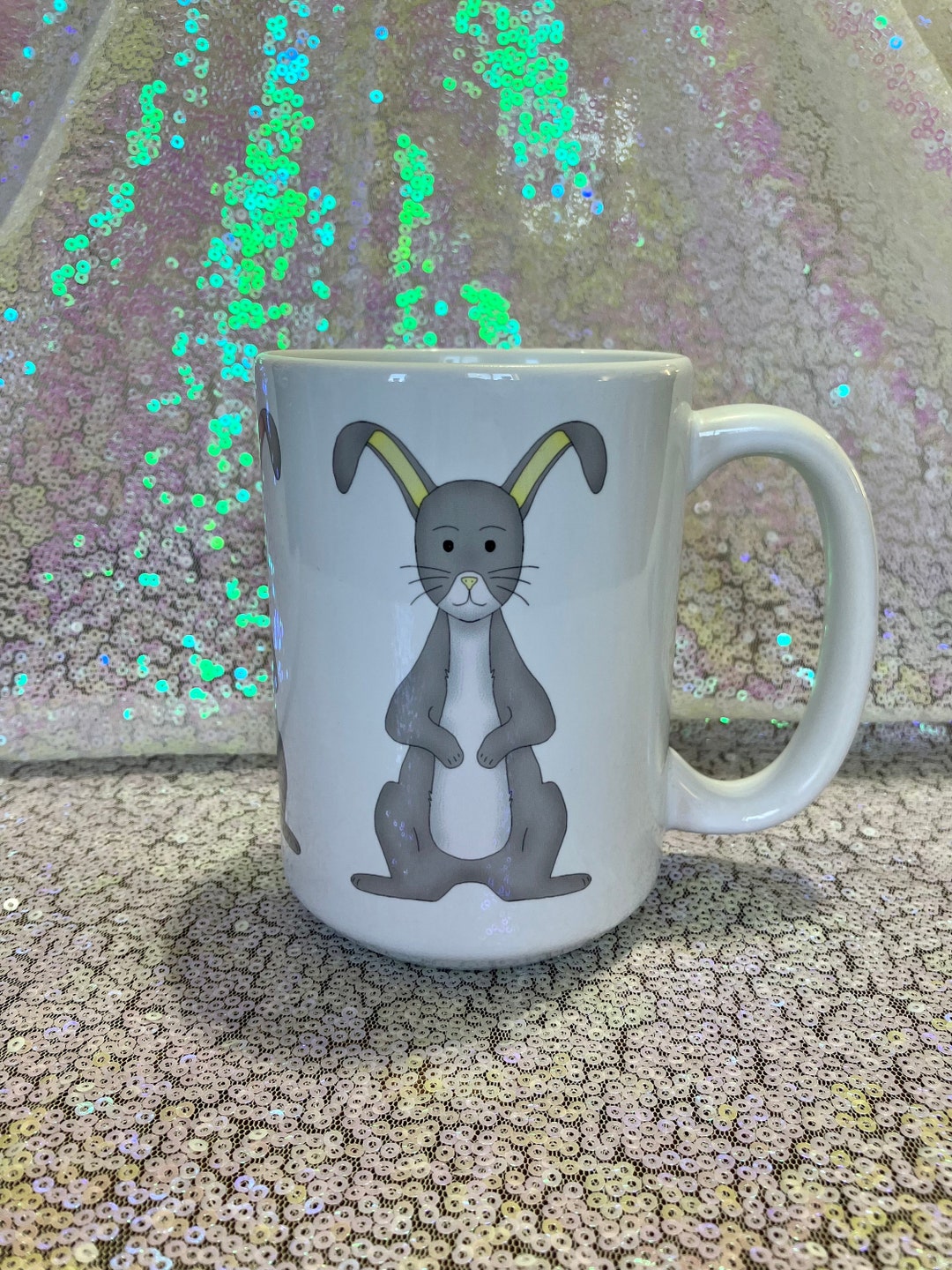 15 Oz Mug | Rachel the Rabbit | April 2023 Collection - Etsy