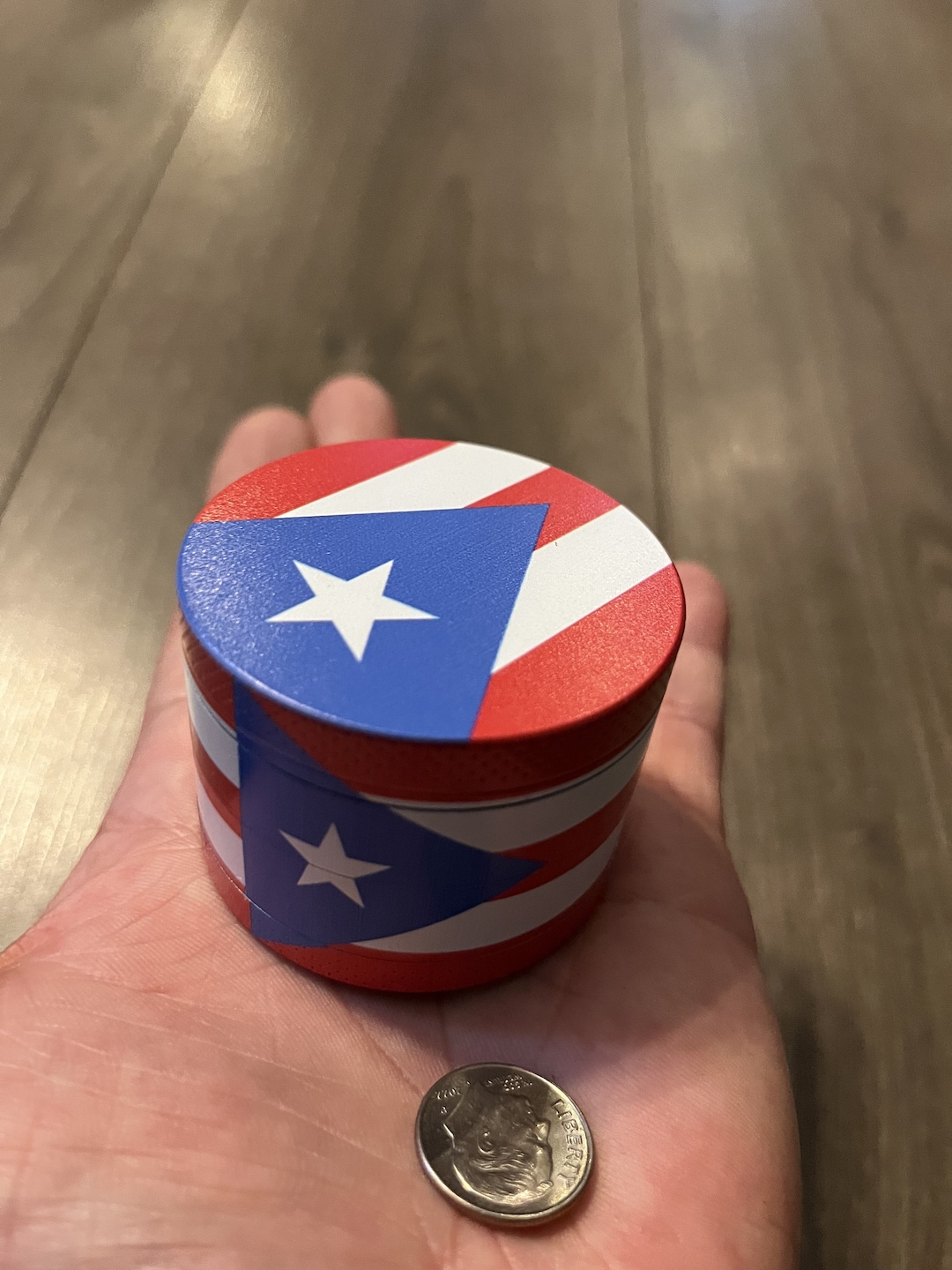 Puerto Rico Flag Spice Grinder 2-inch 4-piece Metal Catcher - Etsy