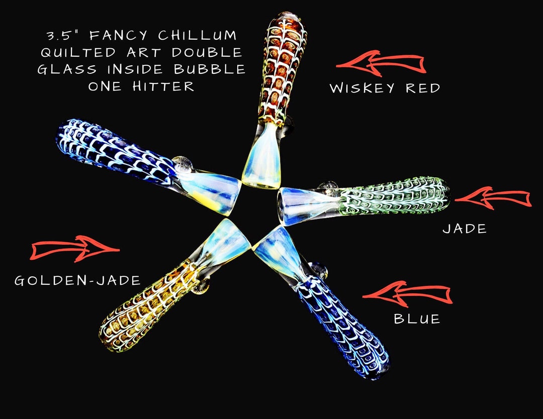 Fancy One Hitter Pipe Glass One Hitter Pipes Designed for A Quick Hit ...