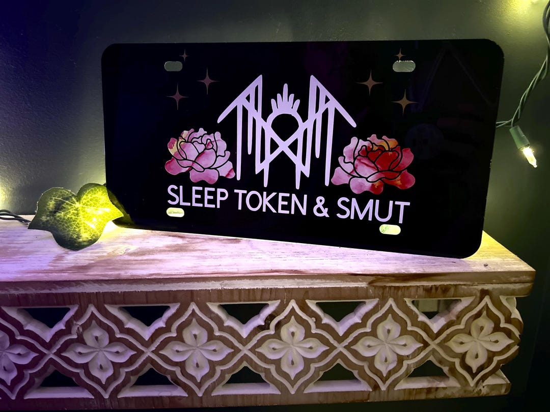 Sleep Token & Smut (decorative License Plate) - Etsy