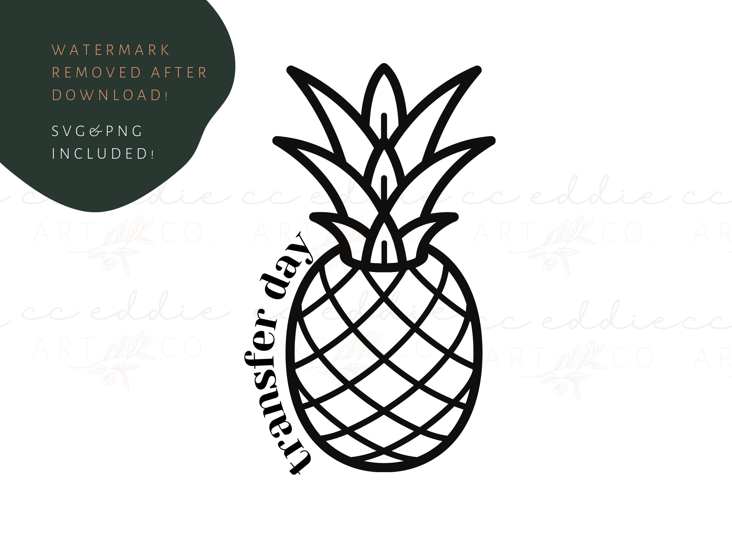 IVF SVG | Transfer Day | Pineapple | Transfer Day SVG | Pineapple Svg ...