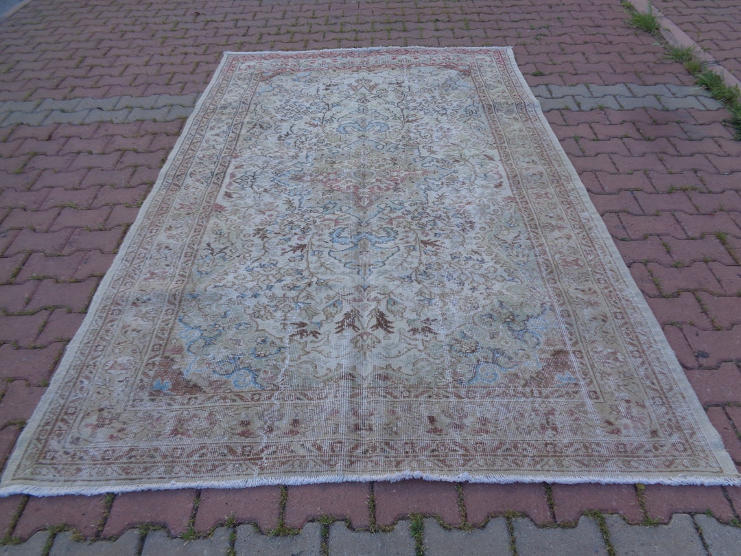 Floral Guest Room Rug, Carpets Bazaar, Rustic Outdoor Rug, Boho Nursery ...