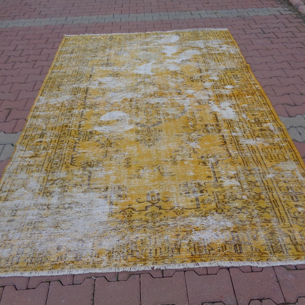 Yellow Rug - Etsy