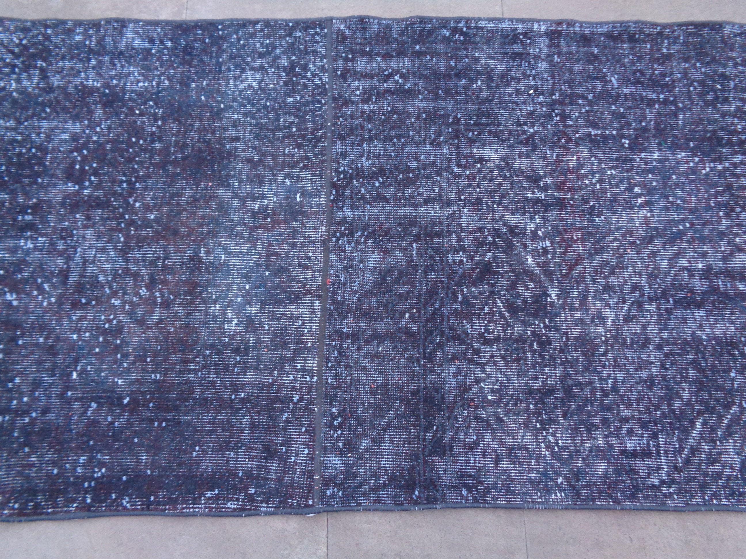 Dark Blue Stair Runner, Extra Long Runner, Dark Red Runner, Boho ...
