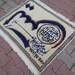 Islamic Wall Rug, Velvet Wall Hangings Rug, Holy Kaaba Picture, Cream ...