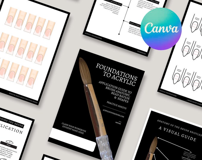 Foundations to Acrylic | Application Guide to Brush Anatomy, Bead ...