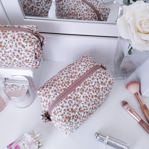 Floral Makeup Bag - Etsy