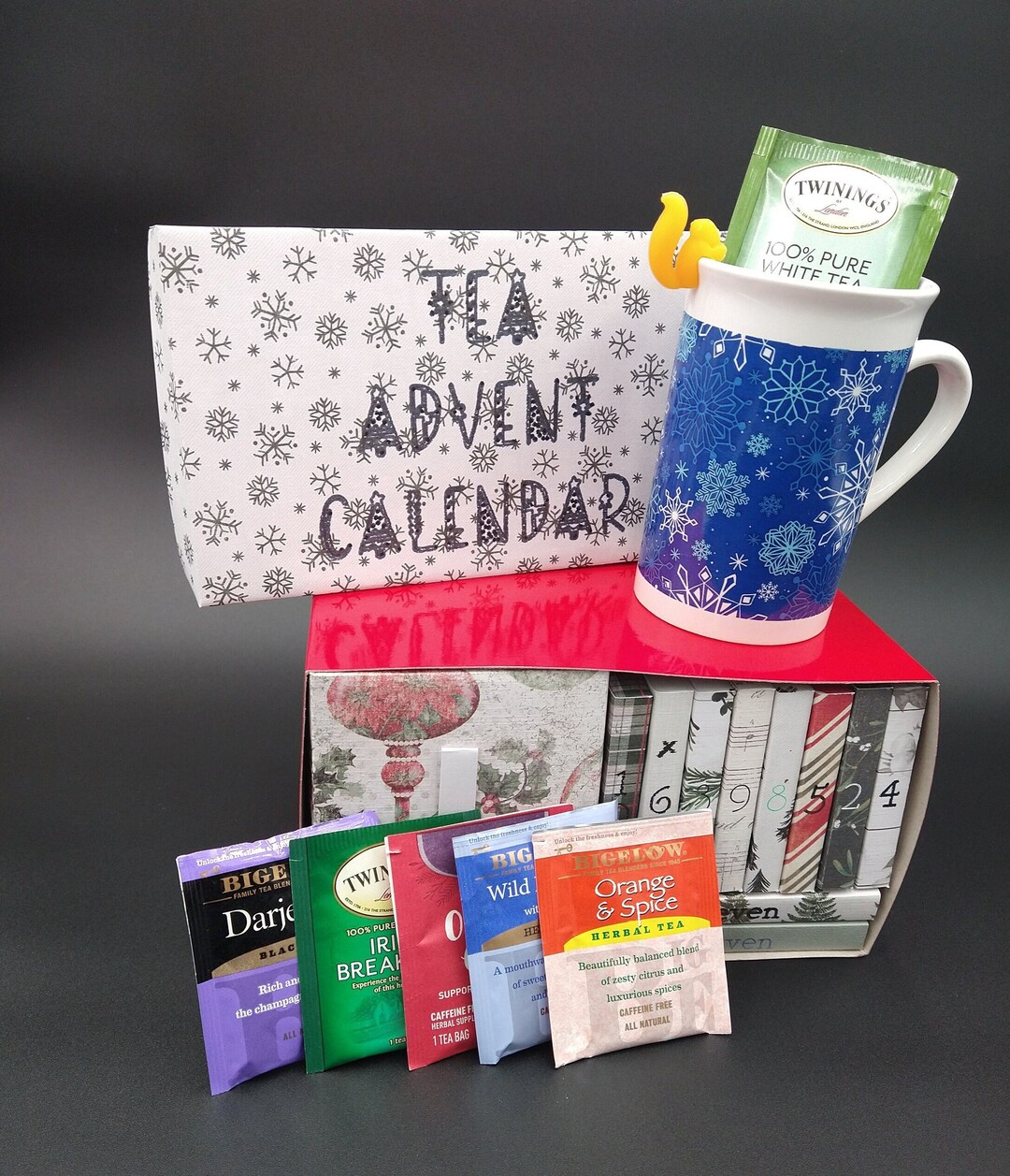 PRE-ORDER: Tea Advent Calendar With Holiday Mug - 24 Day Christmas ...