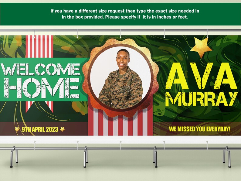 Army Graduation Banner Diy Digital File Personalized Printable Gift ...