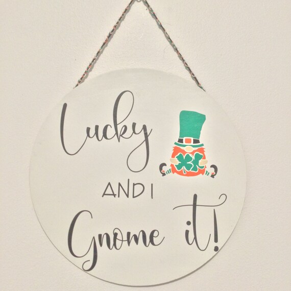 Lucky and I Gnome It - Etsy