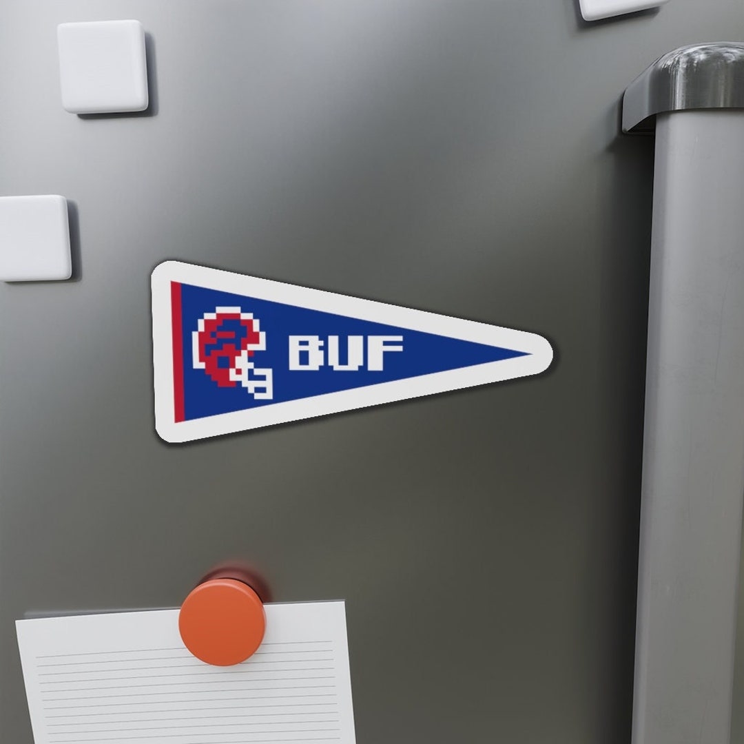 Vinyl Magnet 8 Bit Buffalo Football Pennant - Etsy