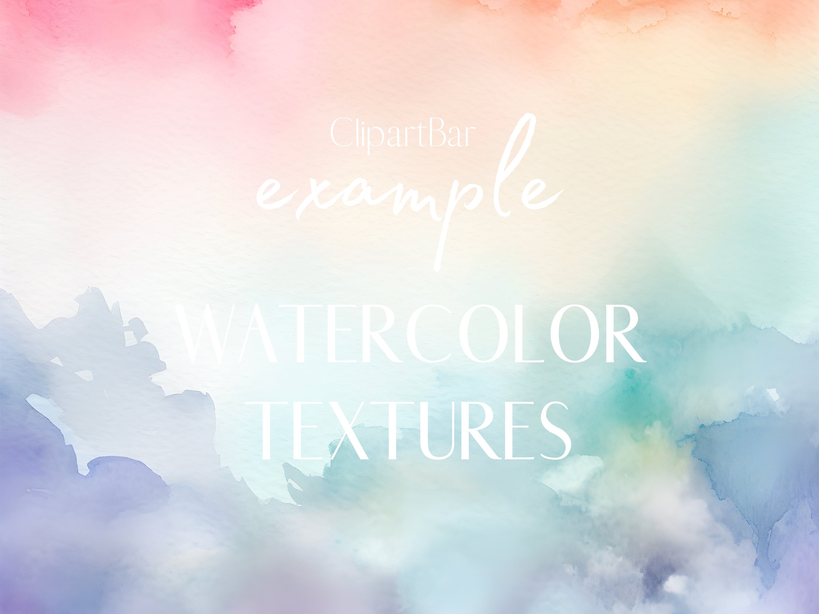 12 Watercolor Pastel Textures Digital Paper High-resolution Watercolour ...