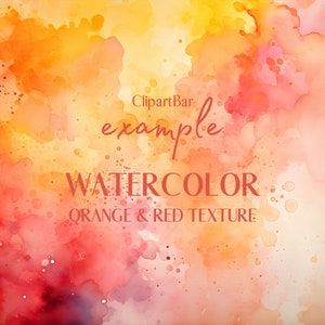 Vibrant Watercolor Background Textures - Instant Digital Download - Set ...
