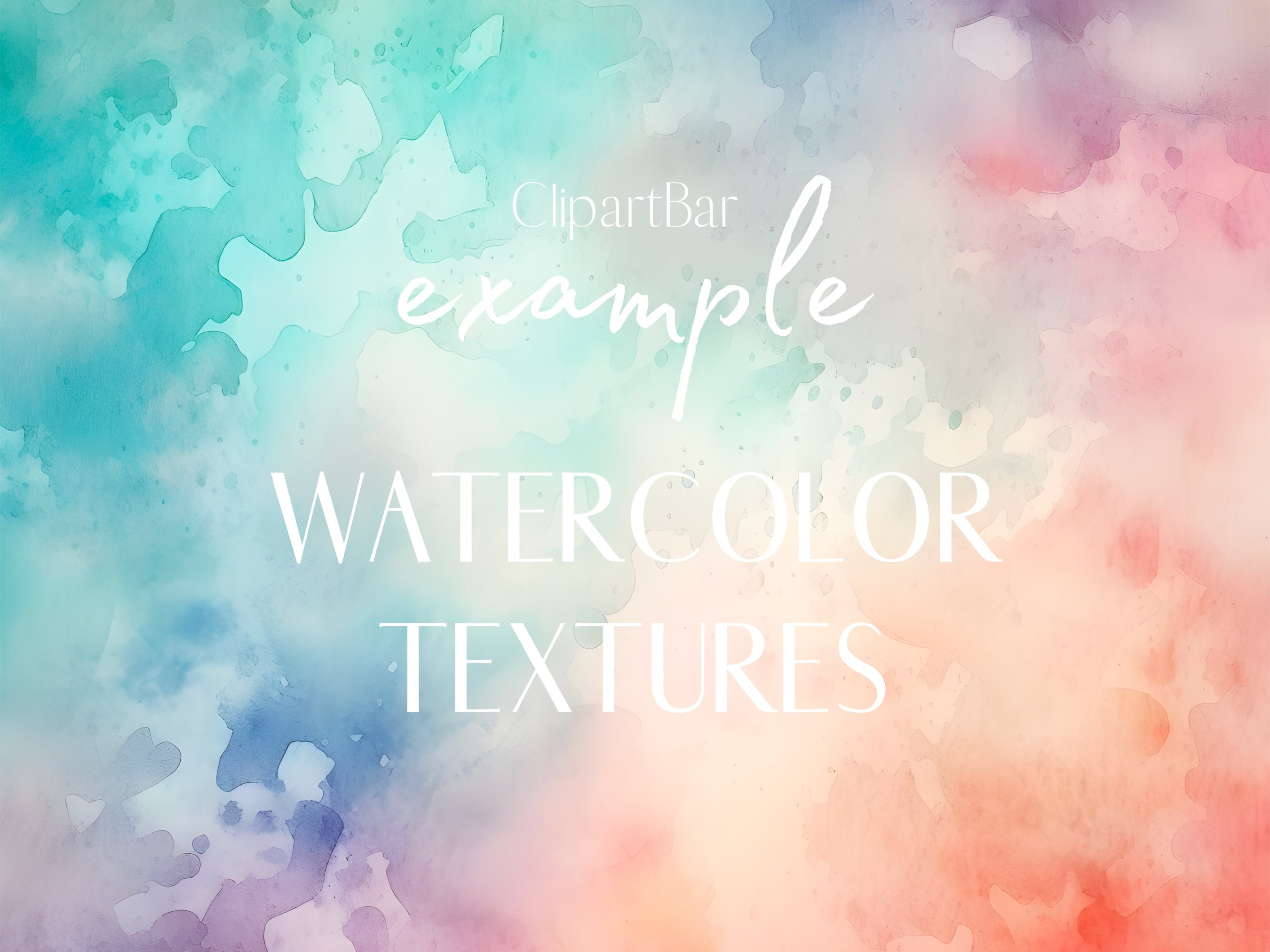 12 Watercolor Pastel Textures Digital Paper High-resolution Watercolour ...