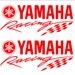 2x Yamaha Racing Decals Stickers for Motorcycle Fairing or Fuel Tank ...