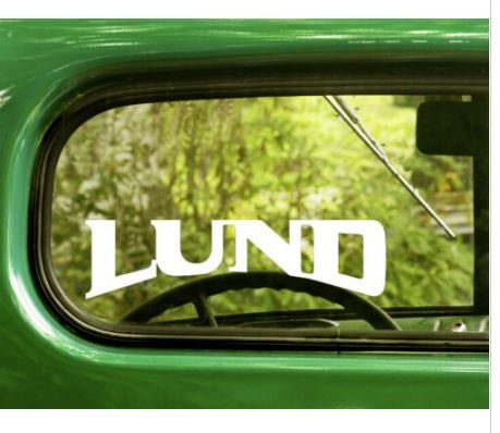 12x Lund Boat Hull Decals Stickers Set White Yellow Black - Etsy