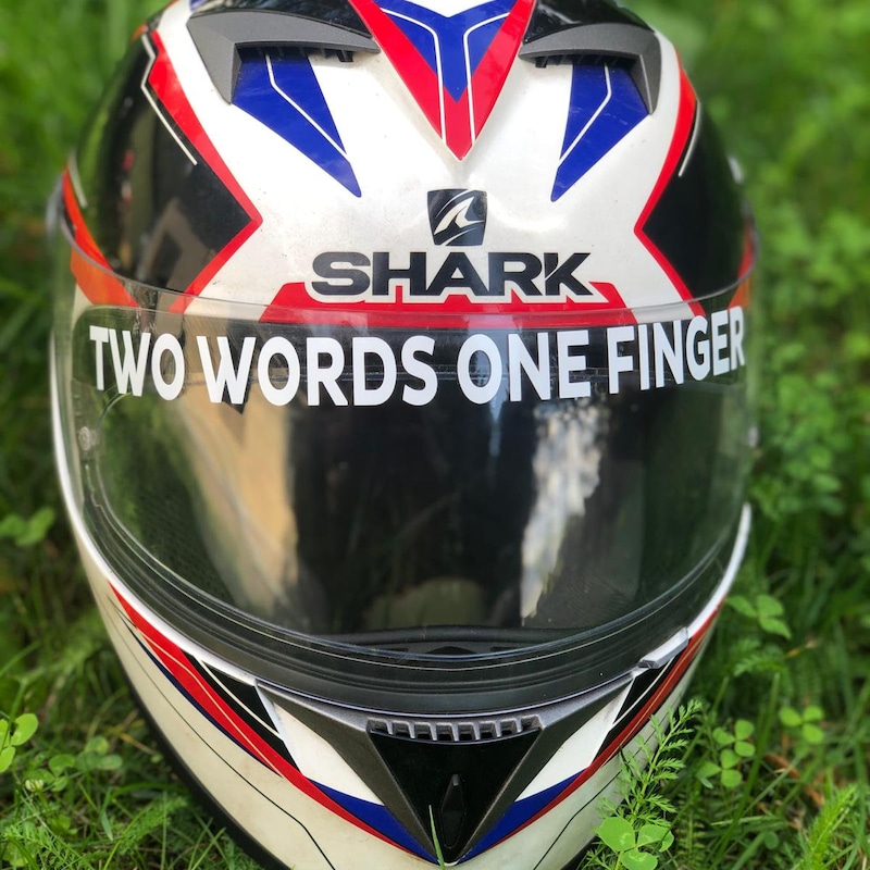 Custom Helmet Visor Decals - Etsy