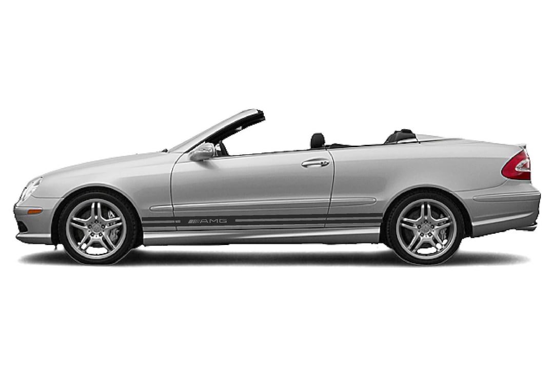 Mercedes CLK W209 W208 AMG Rocker Panel Stripes Decals Stickers for ...
