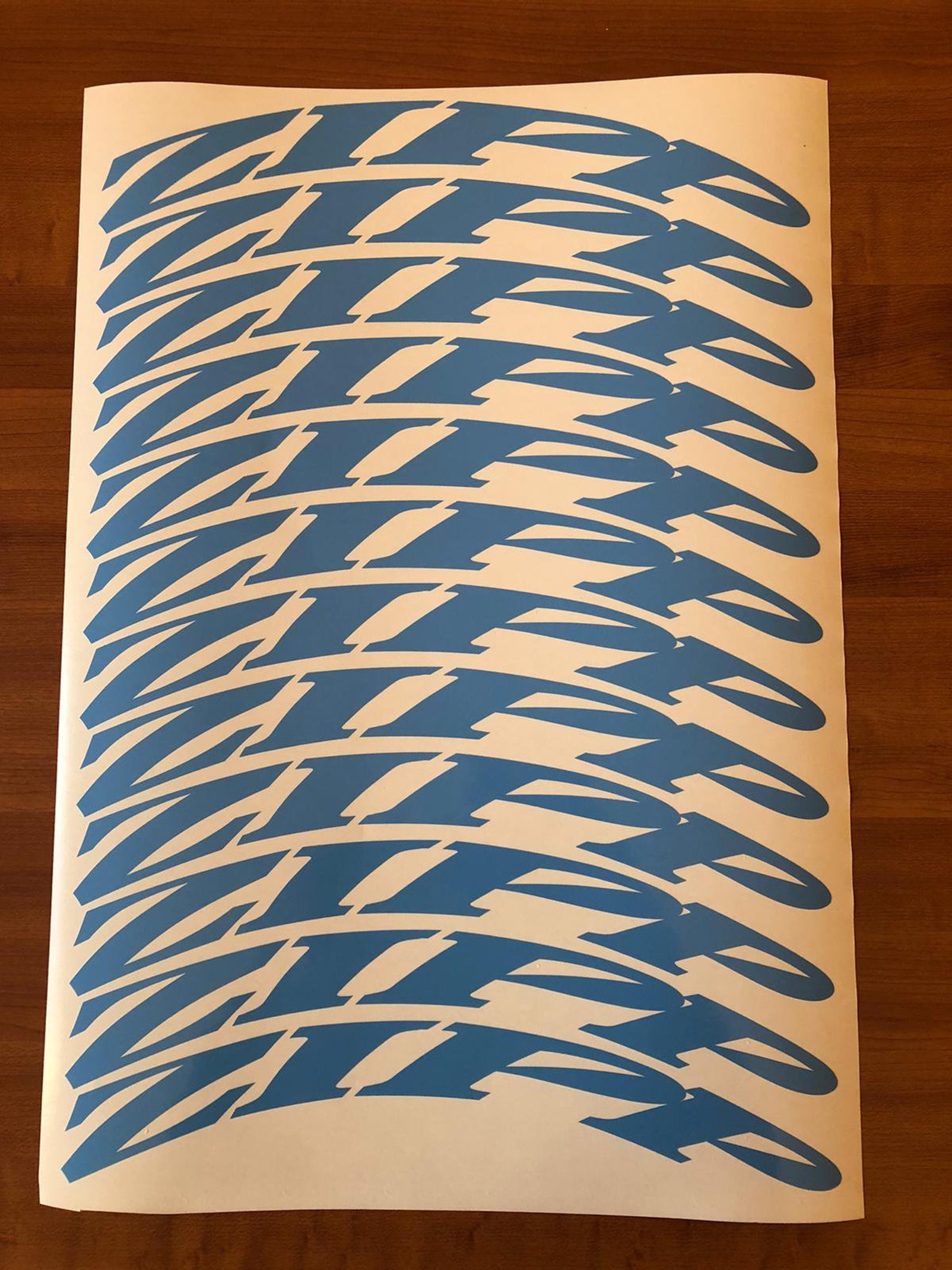 12x ZIPP Decals Stickers for 700c Rim, Light Blue Color, Road Bike ...