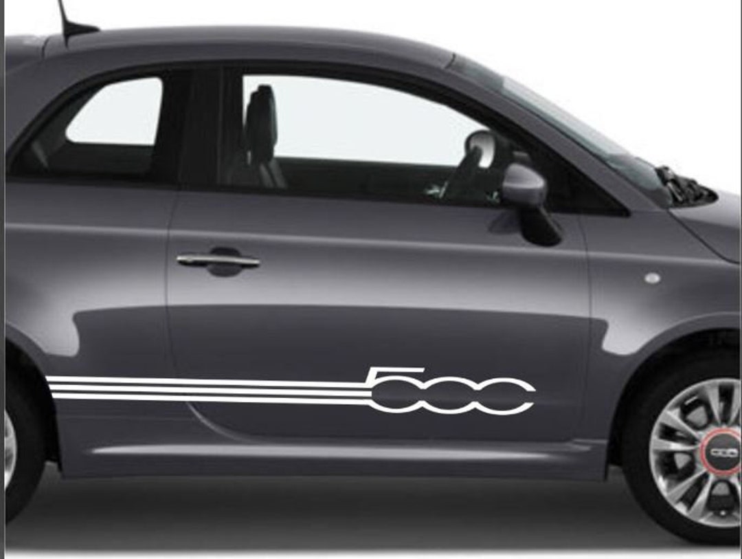 500 Fiat Stripes for Door, Both Sides. Graphics, Vinyl Decals, Stickers ...