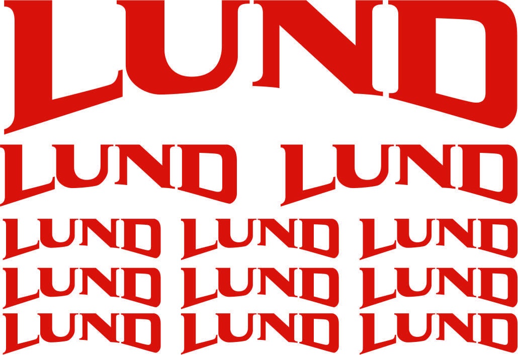 12x Lund Boat Hull Decals Stickers Set White Yellow Black - Etsy
