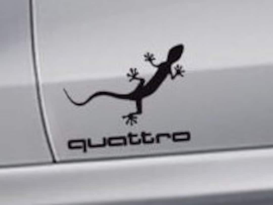 2x Audi Quattro Lizard Logo Decals Stickersone Pair for Car - Etsy
