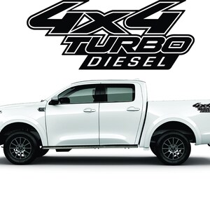 4x4 TURBO Diesel Stickers, Decals for SUV Side Panel, Window, Door. - Etsy