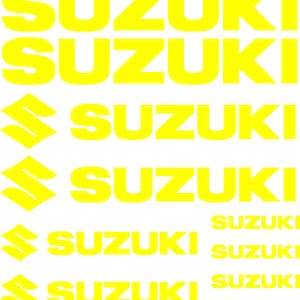 10x Suzuki Decals Stickers Set for Motorcycle or Outboard Cover Fuel ...