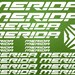 Merida Bicycle Frame Decals Stickers Set Graphic Adhesive Set Vinyl ...