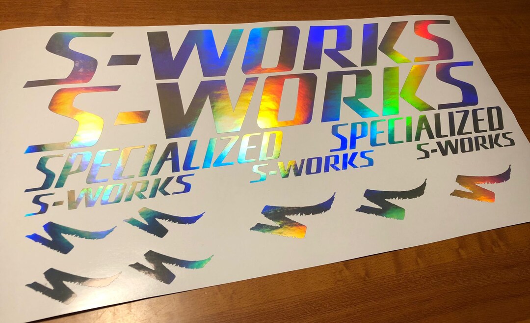 S-works Decals Stickers Iridescent Chrome Specialized Frame Vinyl Bike ...