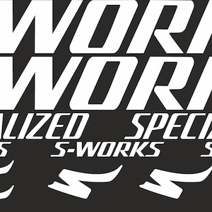 S-works Decals Stickers Iridescent Chrome Specialized Frame Vinyl Bike ...
