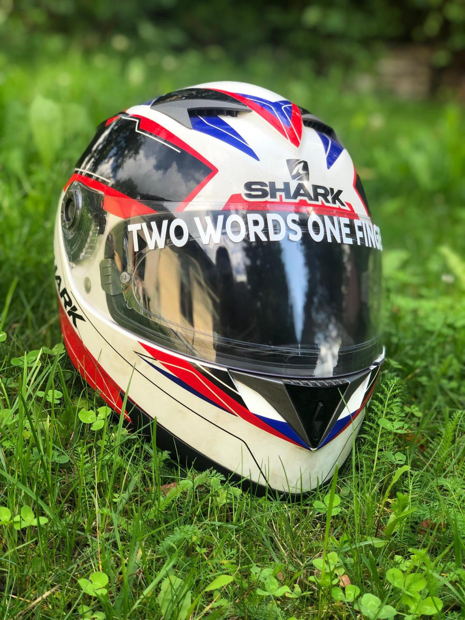 Custom Helmet Visor Text Decals, Motorcycle Bicycle MTB ATV Vinyl ...