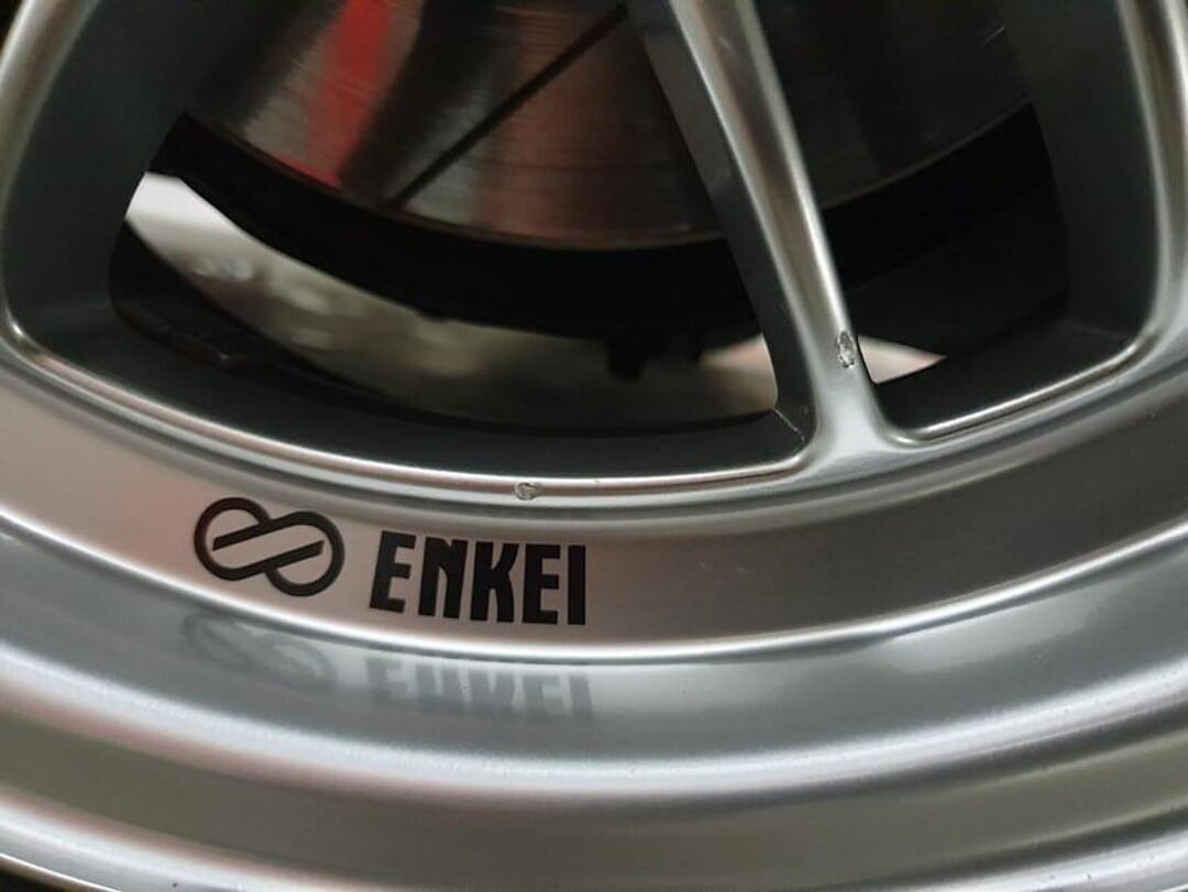 Enkei Stickers for Wheels 8pcs. Vinyl Decals All Colors. - Etsy