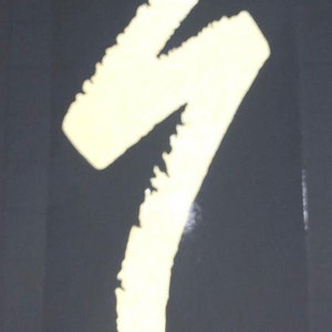2x Specialized S-works REFLECTIVE Vinyl Front Logo Decals Stickers ...