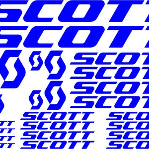 Scott Decals Stickers for Bicycle Frame Road Bike Mtb Bmx - Etsy