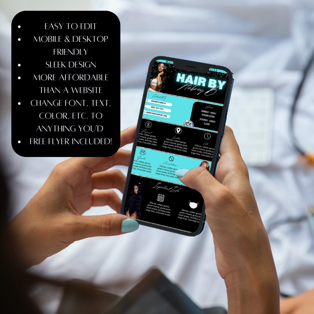 Blue Acuity Template Free Flyer - Etsy