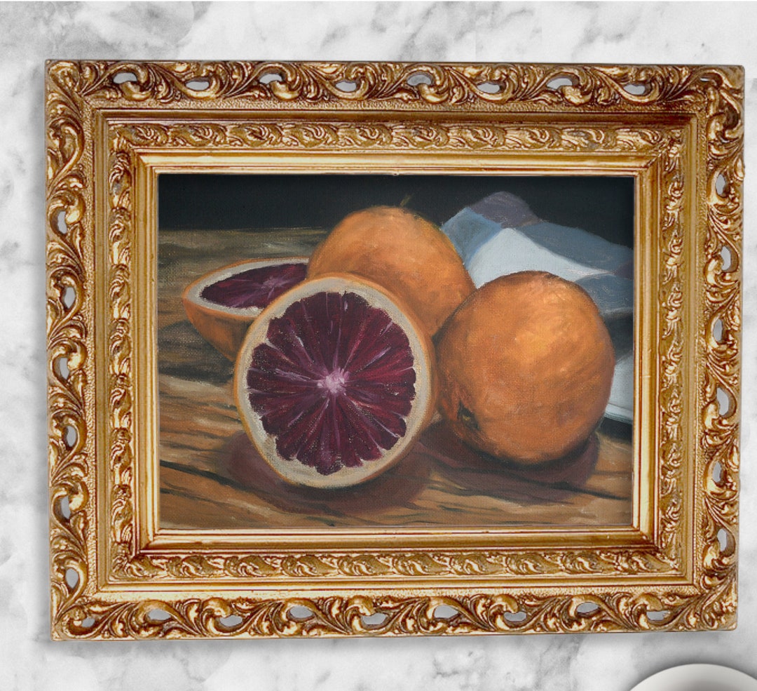 Blood Orange Still Life Print – Moody Kitchen Giclée, Signed - Etsy