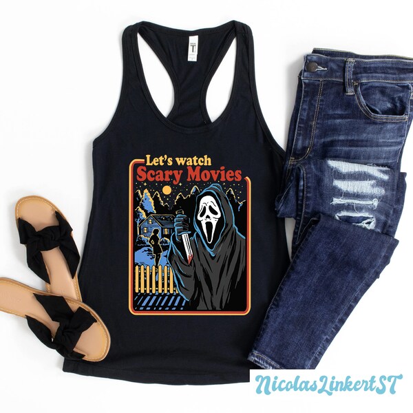 Horror Tank Top - Etsy