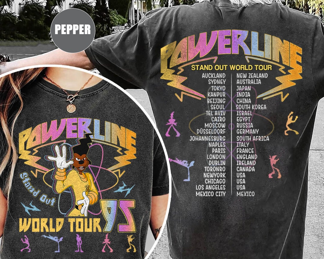 Vintage Disney Powerline 95 Comfort Colors Shirt, Stand Out Tee, A ...