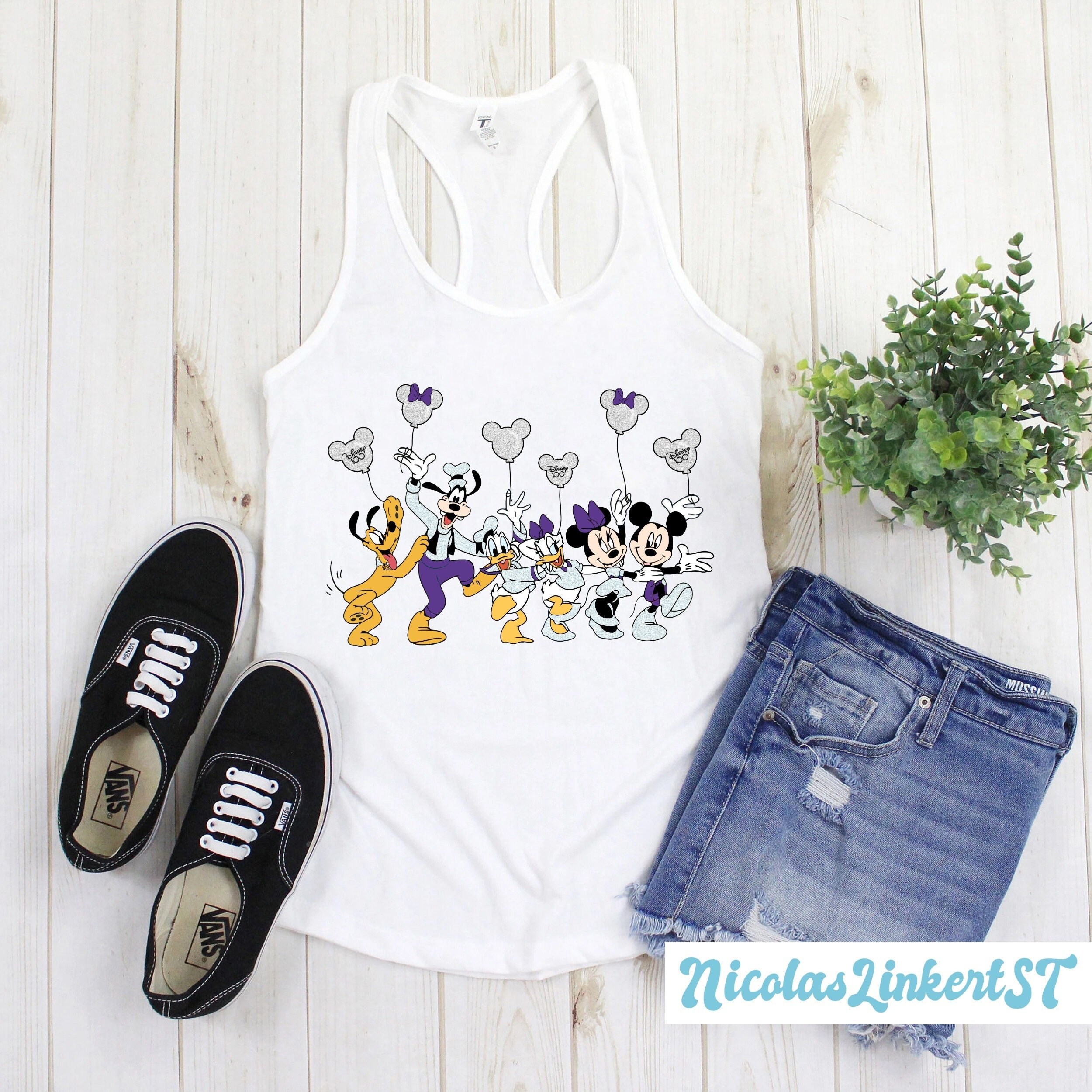 Disney 100 Years of Wonder Tank, Mickey and Friends Tank, Disney ...