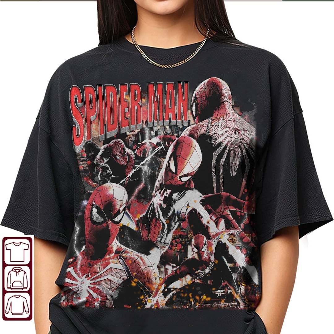 Retro 90s Spider Man Shirt, Vintage Spiderman Shirt, Spider Man Comfort Colors Shirt, Marvel ...