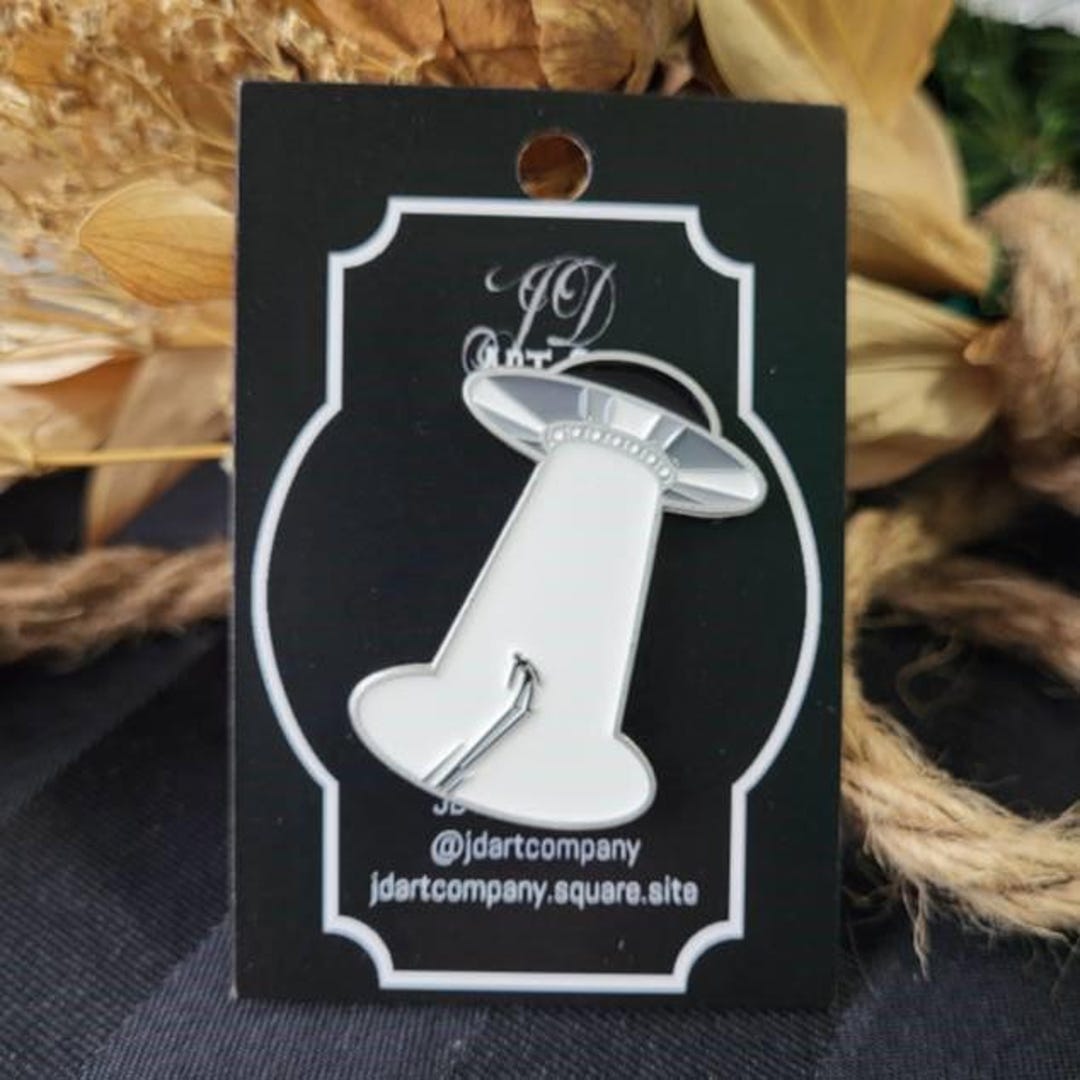 Alien Abduction Soft Enamel Pins - UFO - UAP - NHI - Cryptid Soft ...