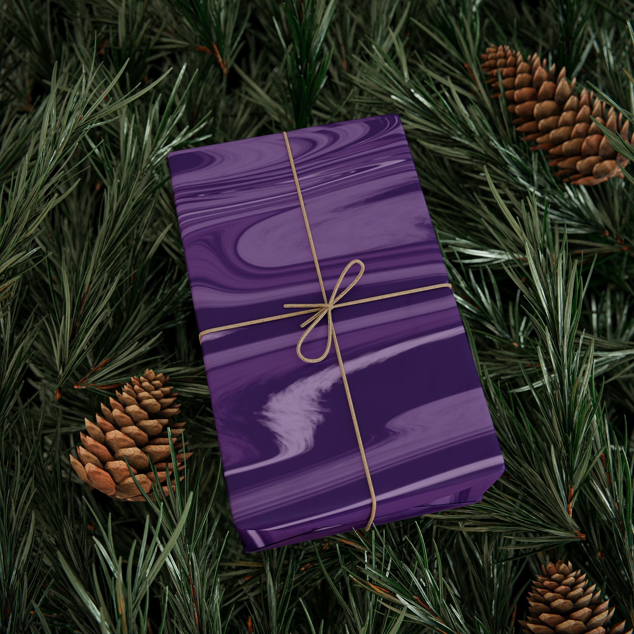 Purple Marble Designed Gift Wrap - Etsy