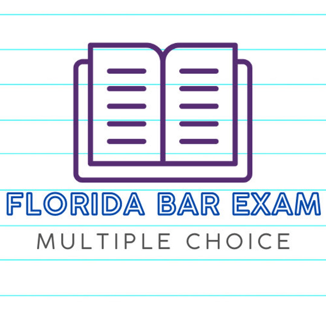 Florida Bar Examination: All Multiple Choice Topics - Etsy