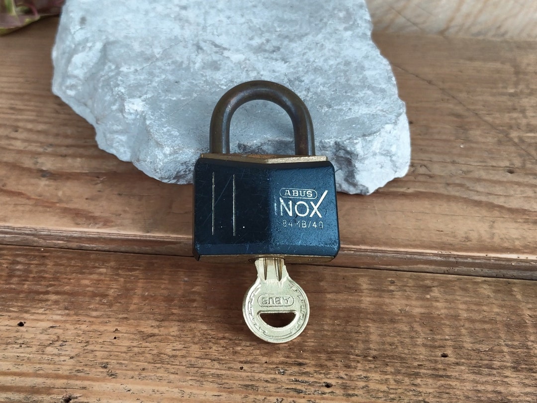Vintage German Abus Inox T84MB/40 Solid Brass Padlock - Etsy