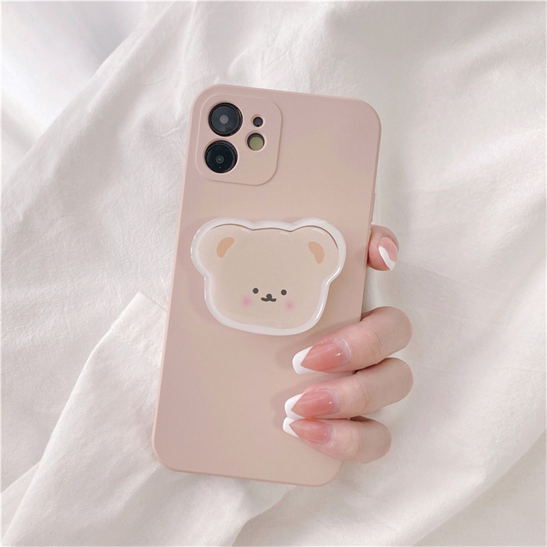 Beautiful Cute Bear PHONE CASES With Grip for iPhone 13, 7/8,7/8 ...
