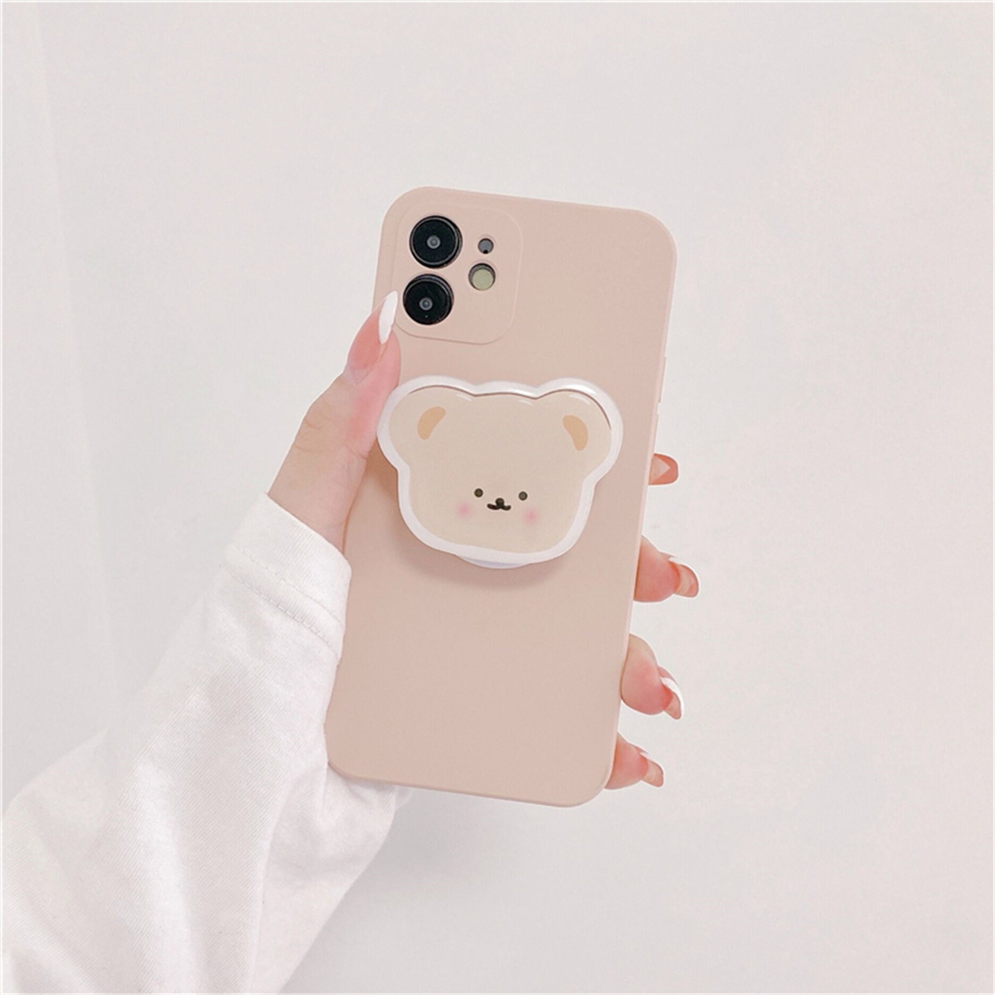 Beautiful Cute Bear PHONE CASES With Grip for iPhone 13, 7/8,7/8 ...