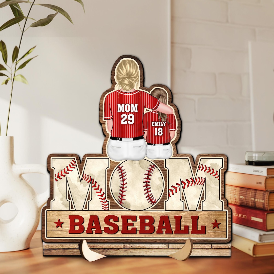 Mother's Day Baseball Sign, Baseball Mother's Day Gift, Baseball Mom ...