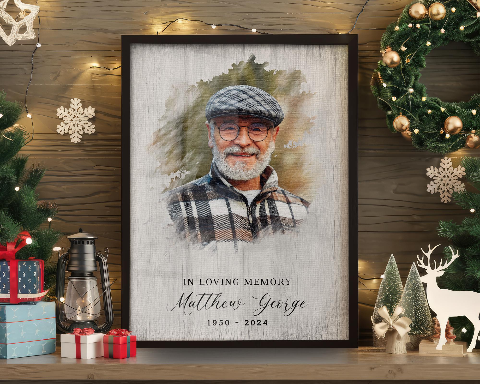 Custom Dad in Loving Memory Gift, Dad Memorial Gift, Loss of Dad ...